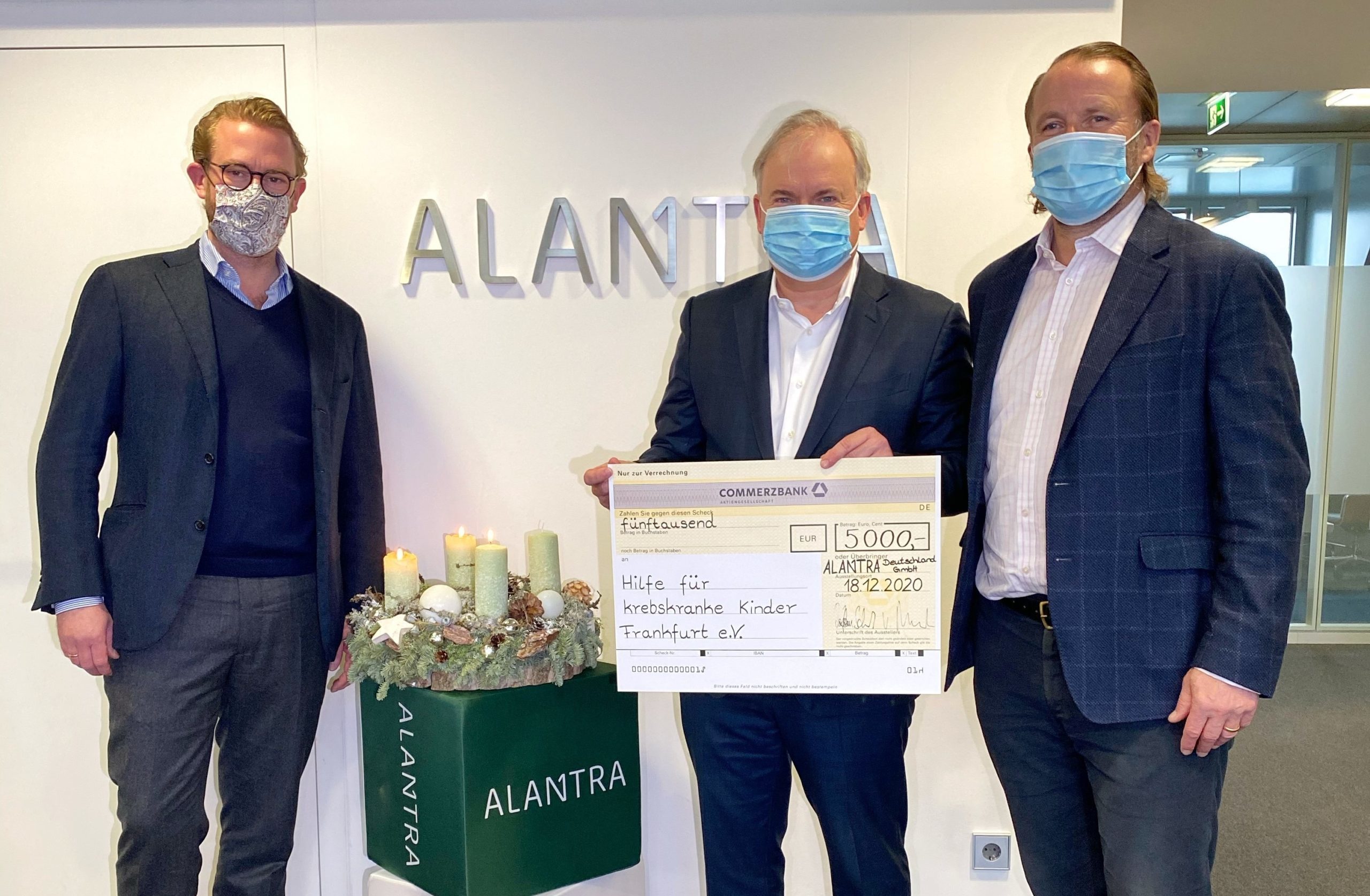 Alantra Spende über 5.000€ - Hilfe für krebskranke Kinder Frankfurt
